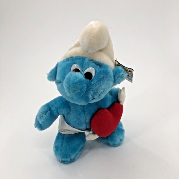 Wallace Berrie | Toys | Vtg Wallace Berrie Cupid Smurf Peyo Plush ...
